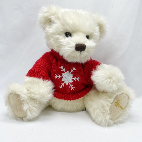 Harrods | Holiday | Harrods Of London Holiday Teddy Bear Puppet Red ...